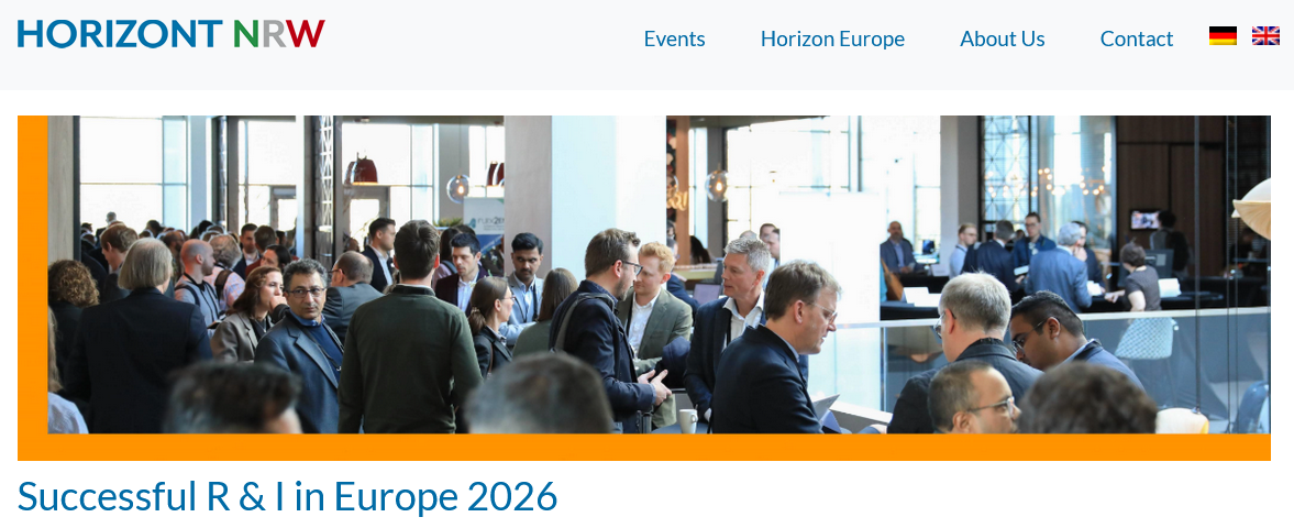 Successful R & I in Europe 2026 – 13th European Networking Event